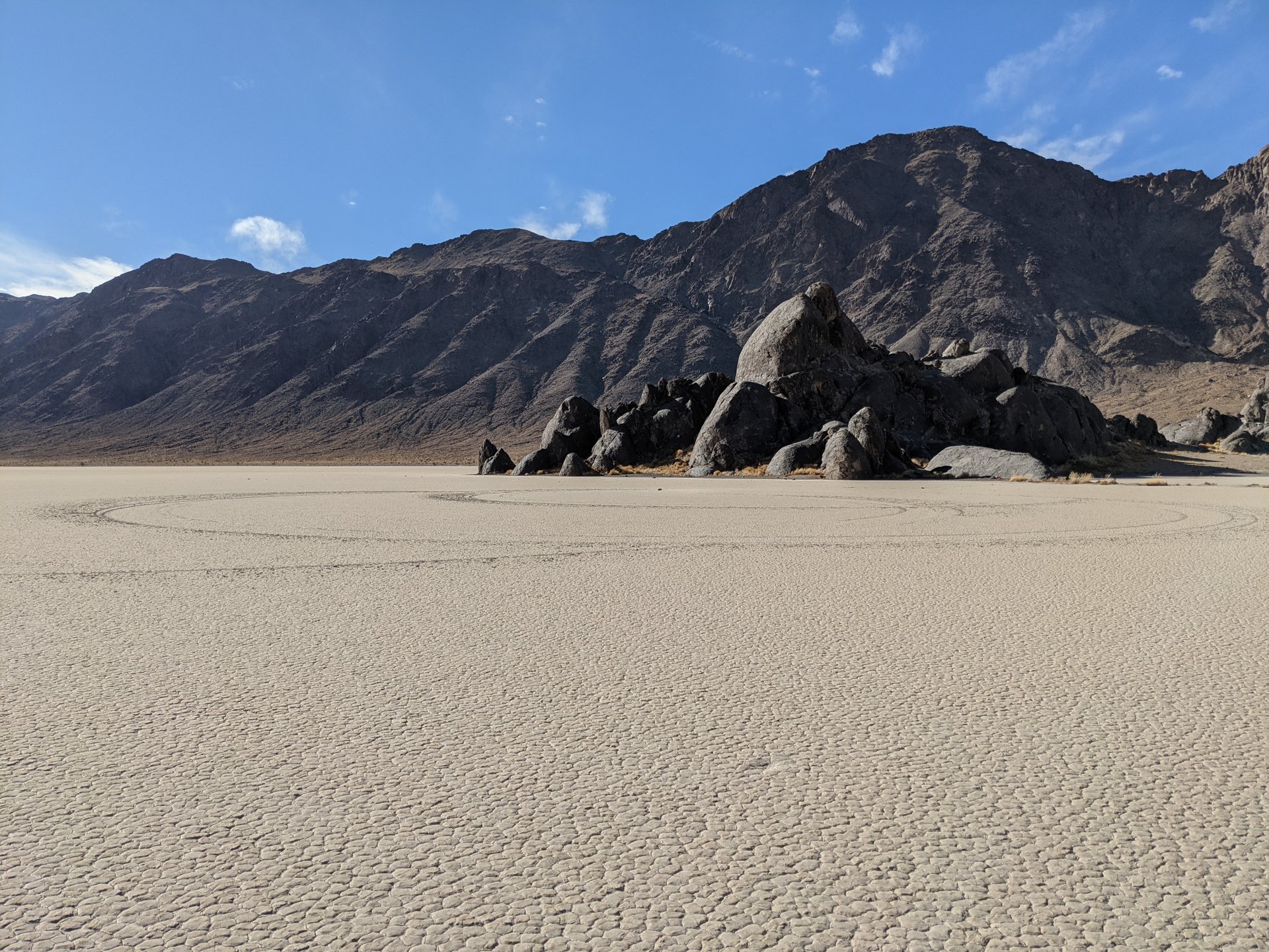 Stranded with a Flat Deep in Death Valley on Racetrack Valley Road ...